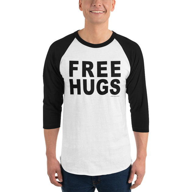 Free Hugs Raglan T-Shirt - 3/4 Sleeve – Free Hugs Project